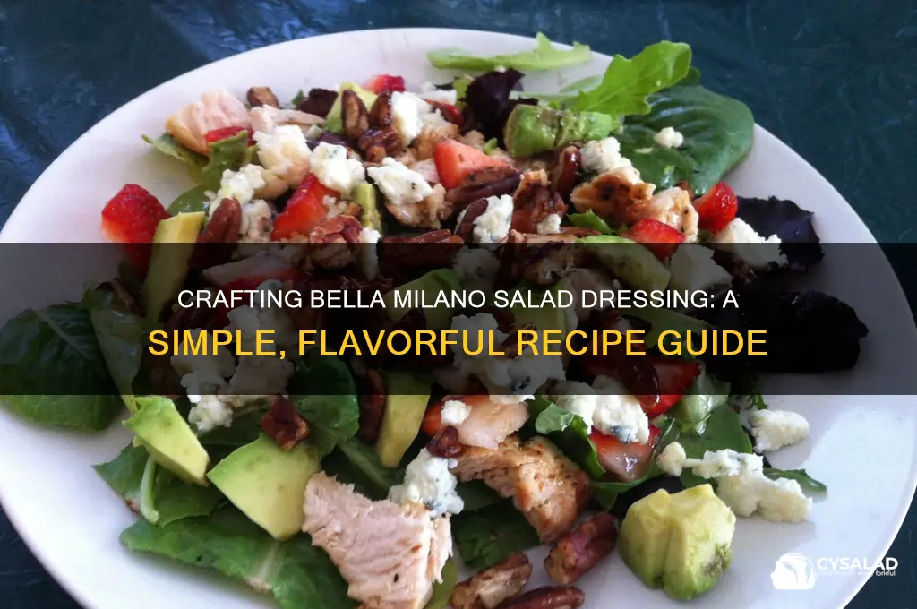 Crafting Bella Milano Salad Dressing: A Simple, Flavorful Recipe Guide ...