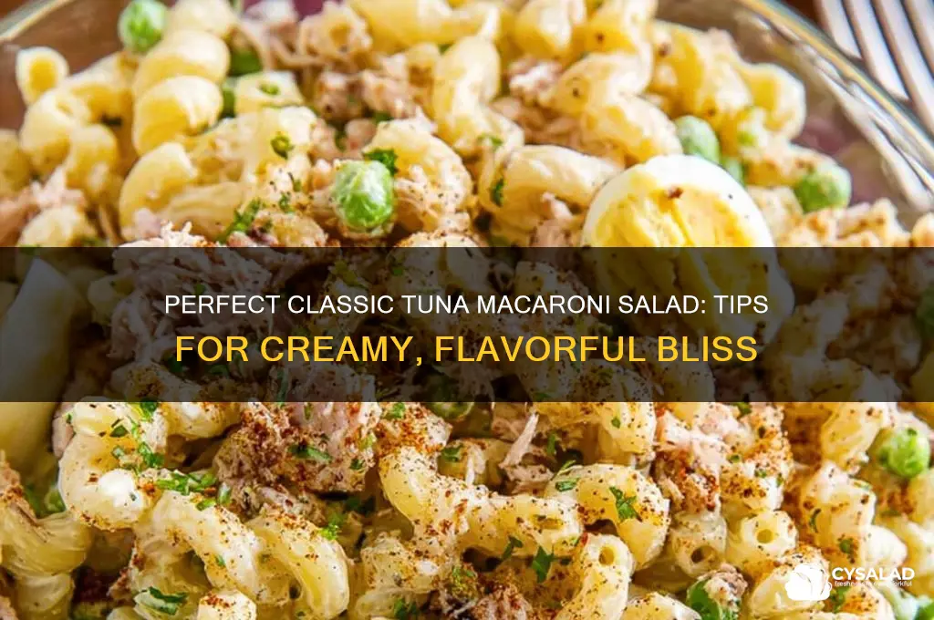 Perfect Classic Tuna Macaroni Salad: Tips For Creamy, Flavorful Bliss ...