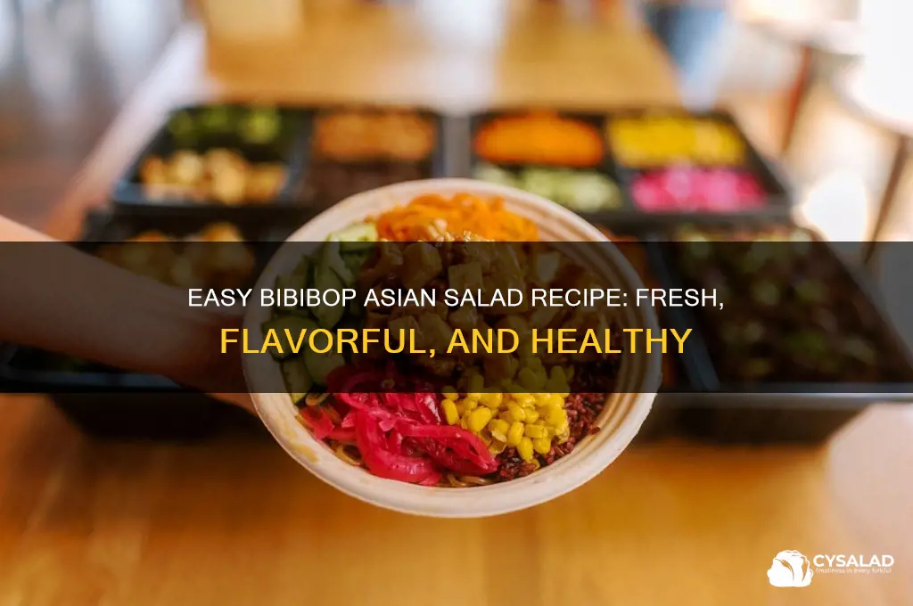 Easy Bibibop Asian Salad Recipe: Fresh, Flavorful, And Healthy | CySalad