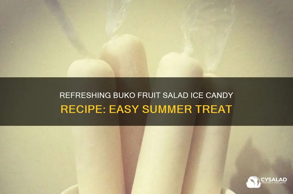 Refreshing Buko Fruit Salad Ice Candy Recipe: Easy Summer Treat | CySalad