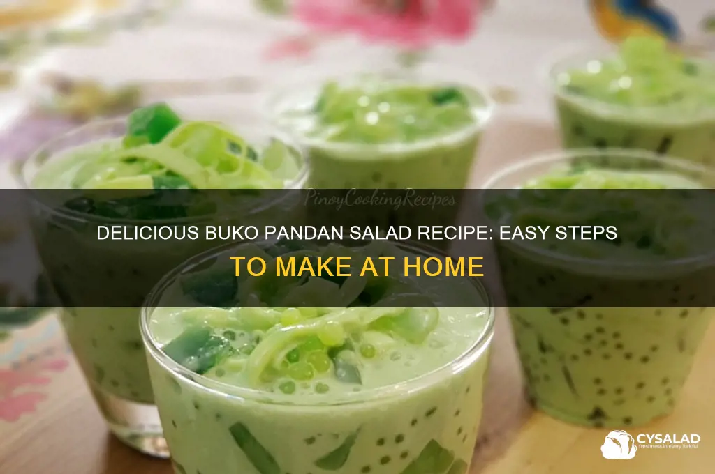 Delicious Buko Pandan Salad Recipe: Easy Steps To Make At Home | CySalad