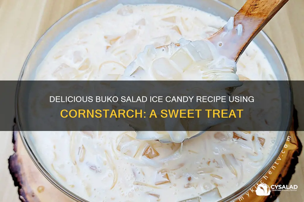 Delicious Buko Salad Ice Candy Recipe Using Cornstarch: A Sweet Treat ...