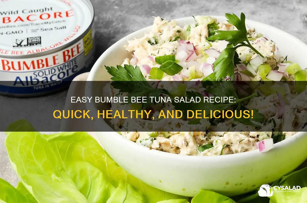 Easy Bumble Bee Tuna Salad Recipe: Quick, Healthy, And Delicious! | CySalad