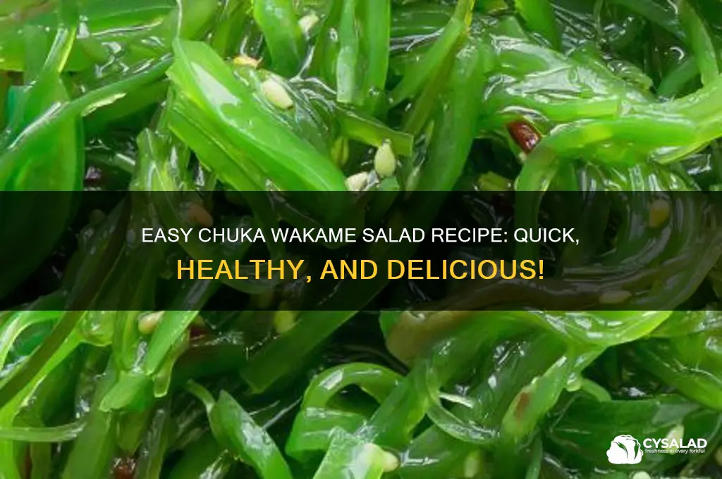 Easy Chuka Wakame Salad Recipe: Quick, Healthy, And Delicious! | CySalad