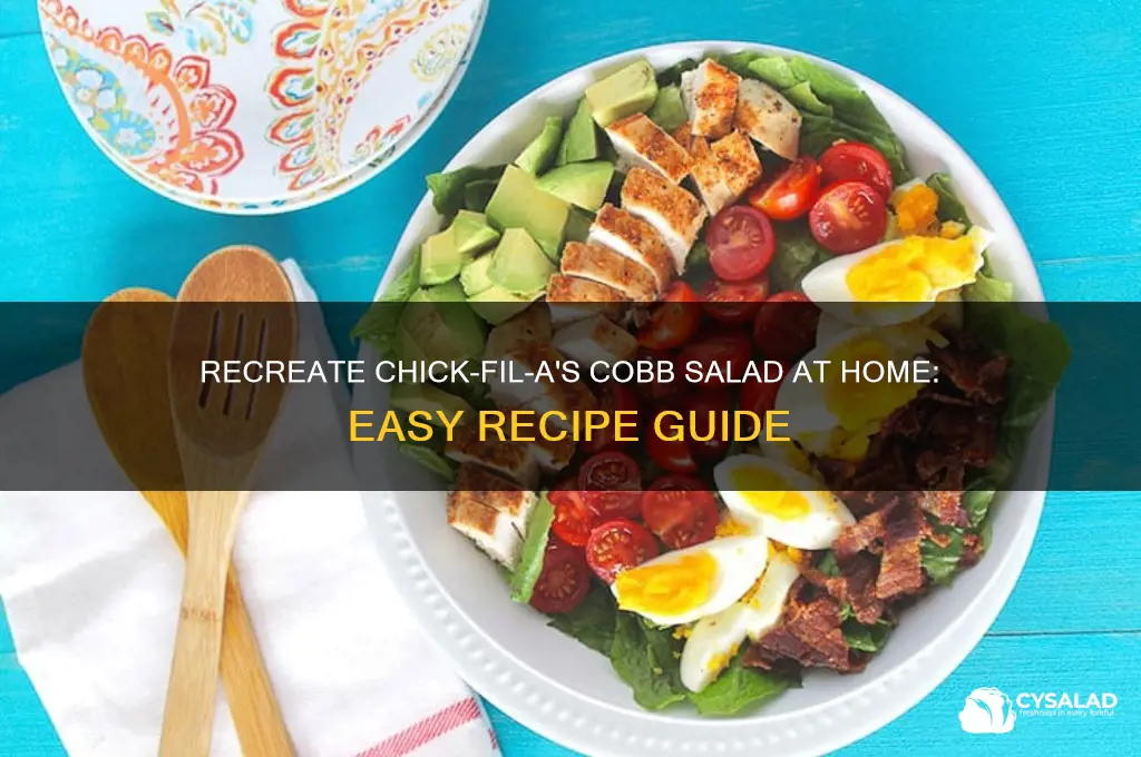 Recreate Chick-Fil-A's Cobb Salad At Home: Easy Recipe Guide | CySalad