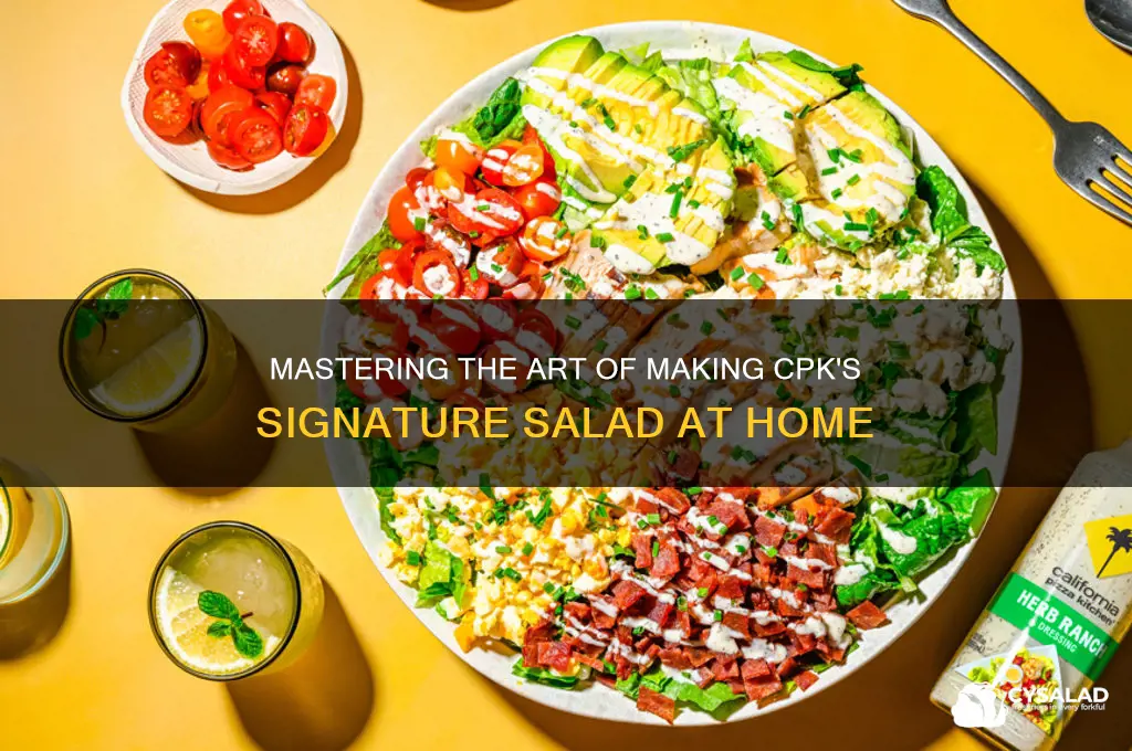 Mastering The Art Of Making Cpk's Signature Salad At Home | CySalad