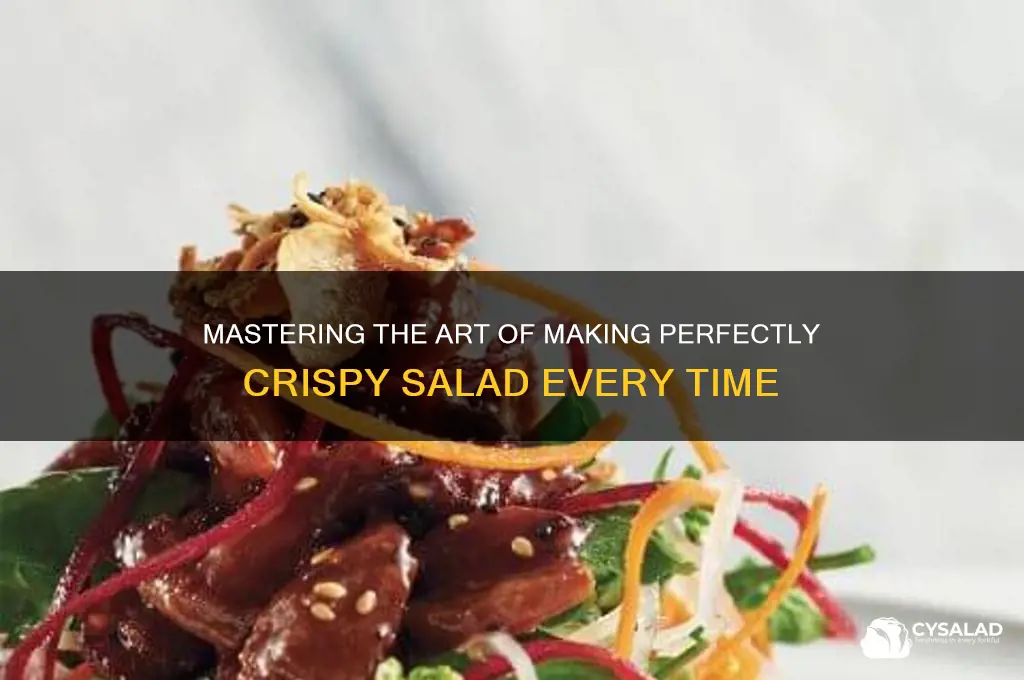 Mastering The Art Of Making Perfectly Crispy Salad Every Time | CySalad