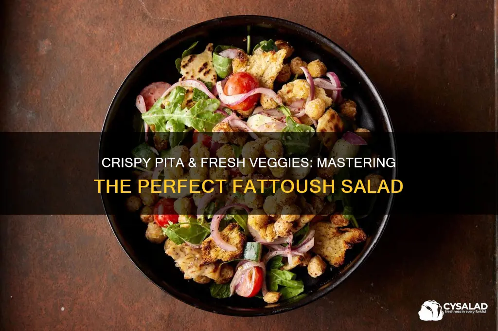 Crispy Pita & Fresh Veggies: Mastering The Perfect Fattoush Salad | CySalad