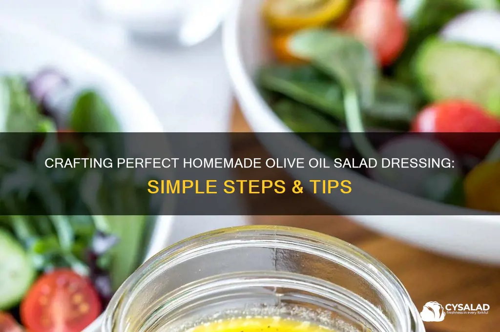Crafting Perfect Homemade Olive Oil Salad Dressing: Simple Steps & Tips ...