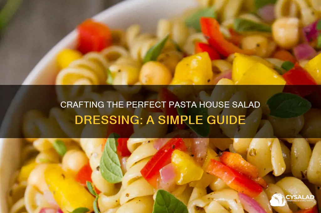 Crafting The Perfect Pasta House Salad Dressing: A Simple Guide | CySalad