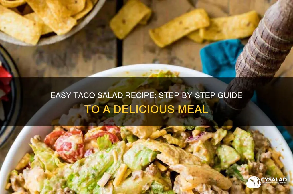 Easy Taco Salad Recipe: Step-By-Step Guide To A Delicious Meal | CySalad