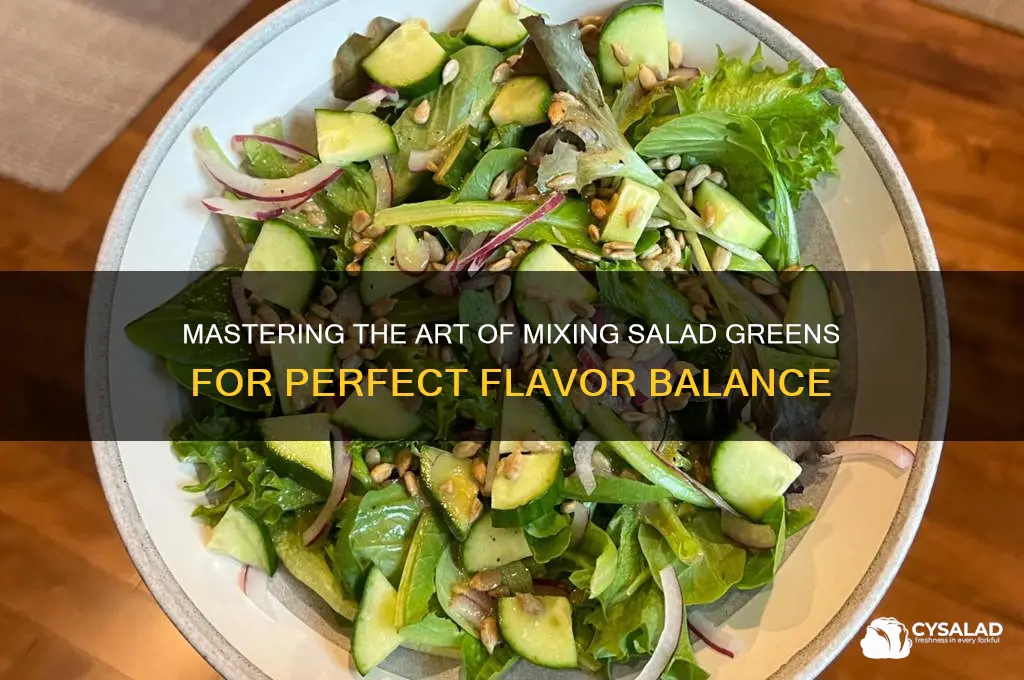 Mastering The Art Of Mixing Salad Greens For Perfect Flavor Balance ...