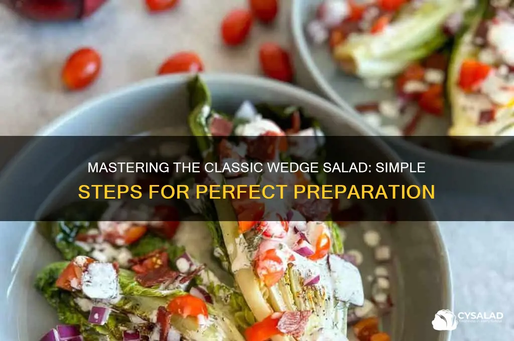 Mastering The Classic Wedge Salad: Simple Steps For Perfect Preparation ...