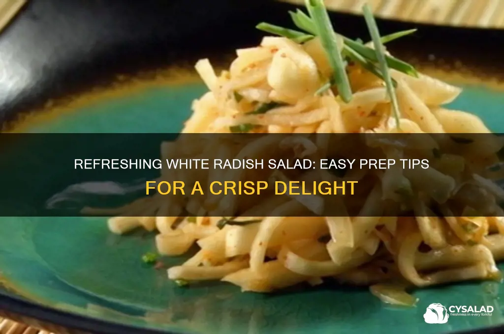 Refreshing White Radish Salad: Easy Prep Tips For A Crisp Delight | CySalad