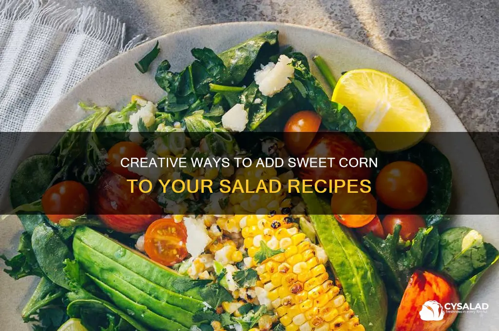 Creative Ways To Add Sweet Corn To Your Salad Recipes | CySalad