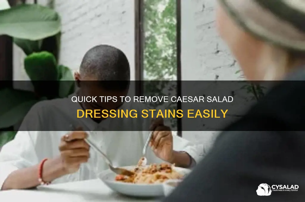Quick Tips To Remove Caesar Salad Dressing Stains Easily | CySalad