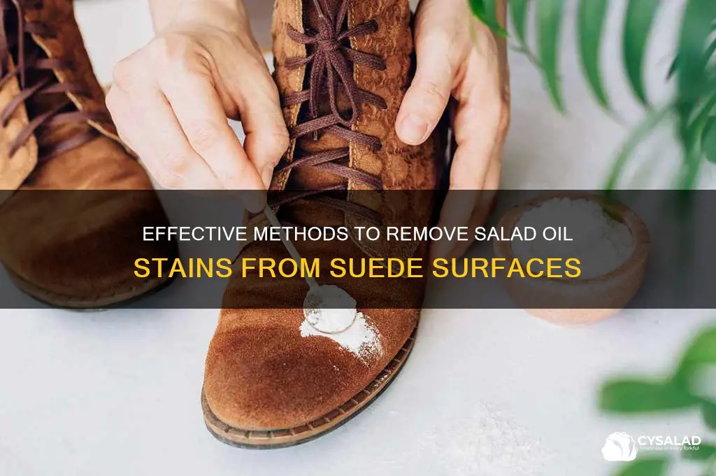 Effective Methods To Remove Salad Oil Stains From Suede Surfaces | CySalad