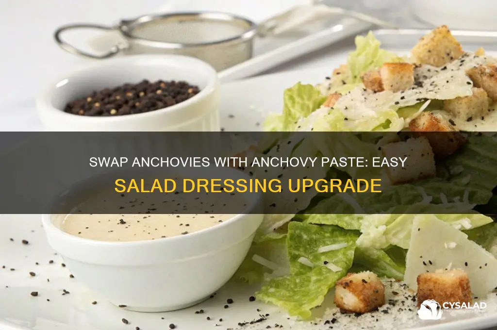 Swap Anchovies With Anchovy Paste: Easy Salad Dressing Upgrade | CySalad
