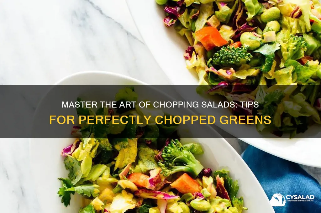 Master The Art Of Chopping Salads: Tips For Perfectly Chopped Greens ...