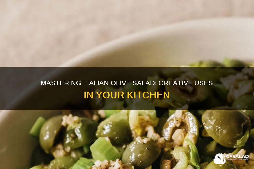 Mastering Italian Olive Salad: Creative Uses In Your Kitchen | CySalad