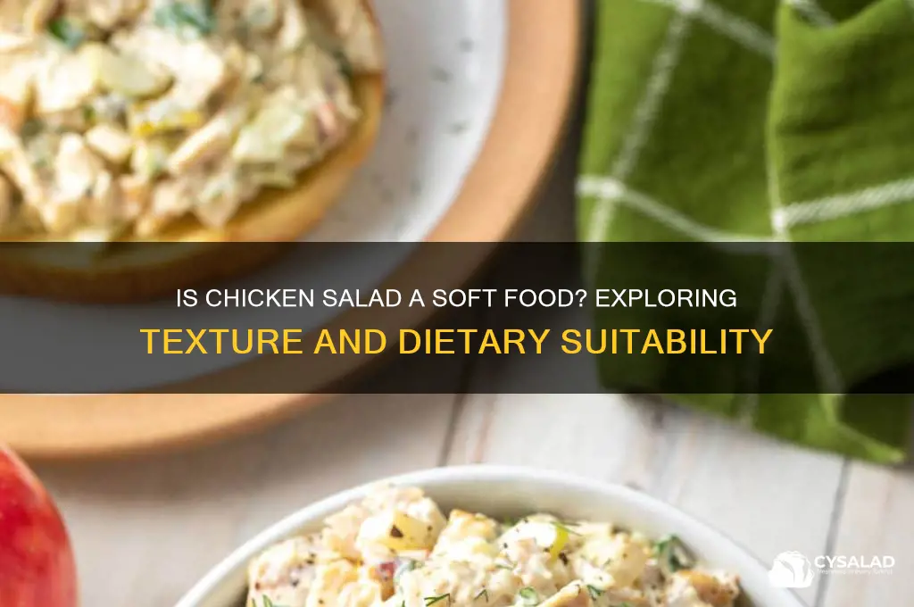 Is Chicken Salad A Soft Food? Exploring Texture And Dietary Suitability ...