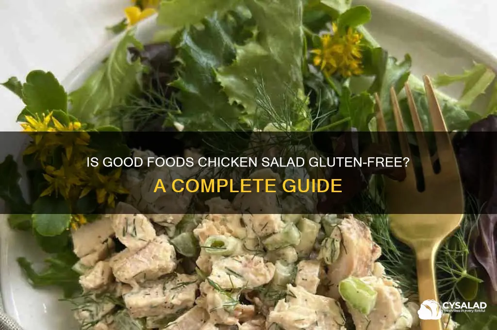 Is Good Foods Chicken Salad Gluten-Free? A Complete Guide | CySalad