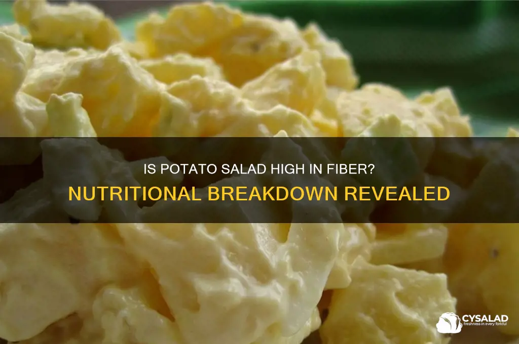 Is Potato Salad High In Fiber? Nutritional Breakdown Revealed | CySalad