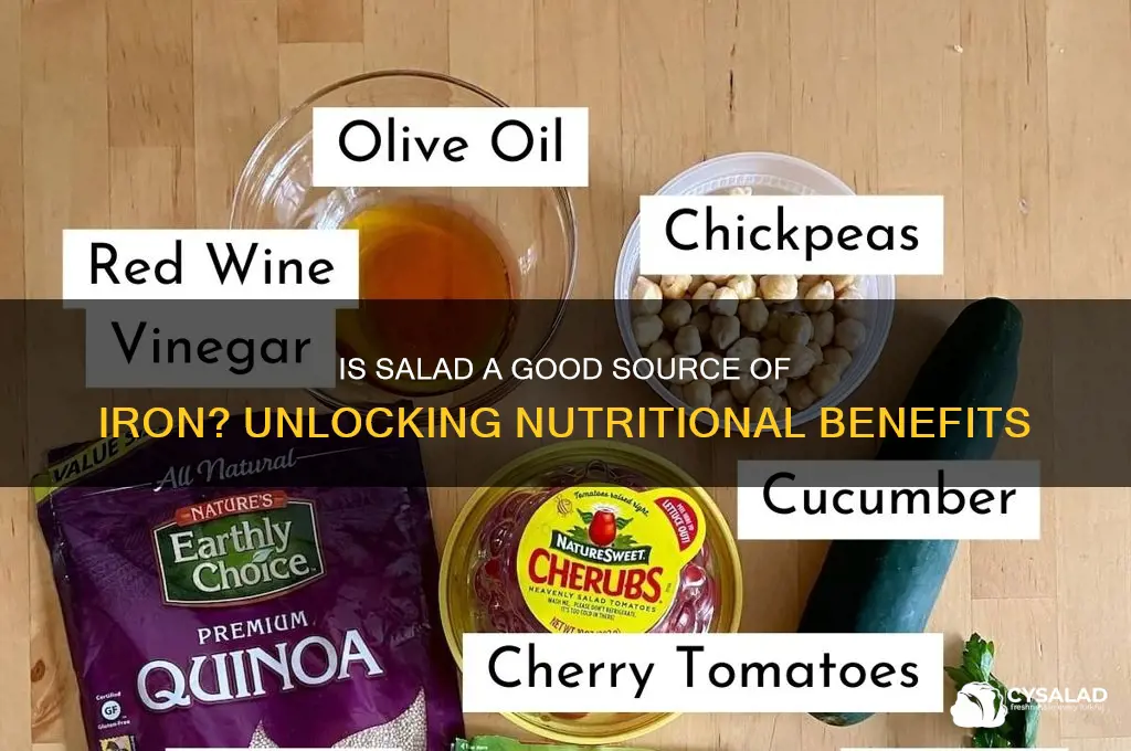 Is Salad A Good Source Of Iron? Unlocking Nutritional Benefits | CySalad