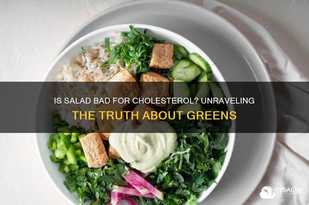Is Salad Bad For Cholesterol? Unraveling The Truth About Greens | CySalad