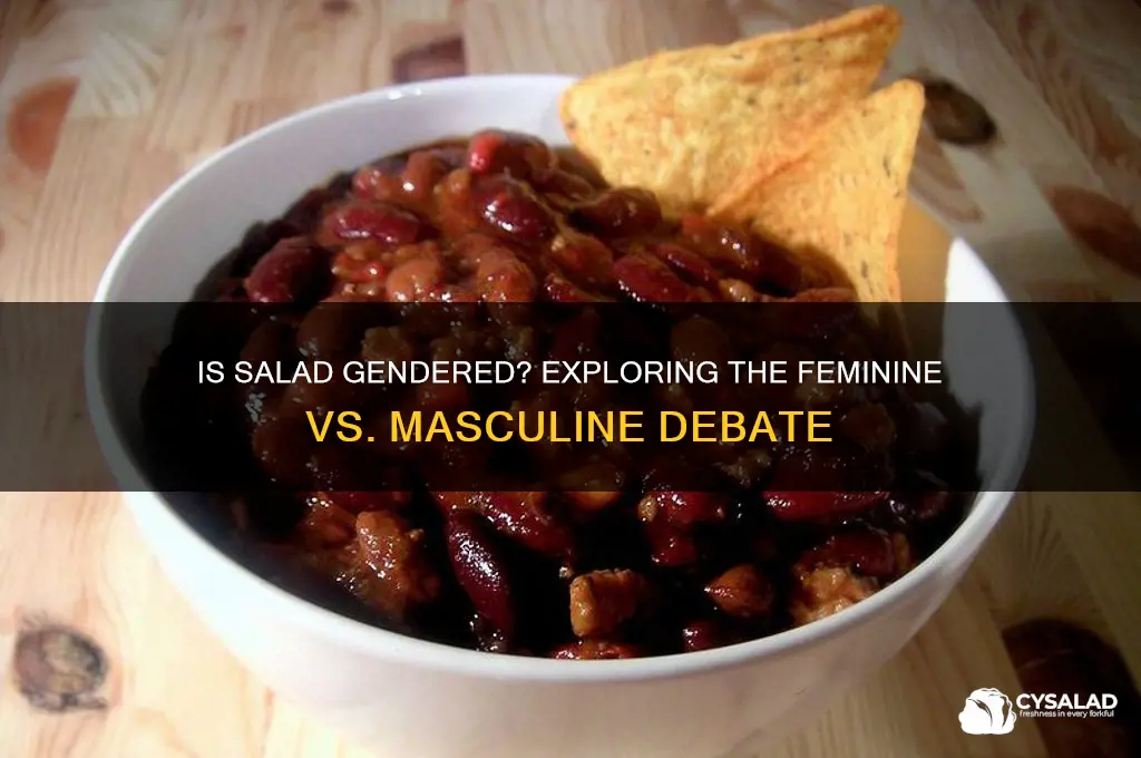 Is Salad Gendered? Exploring The Feminine Vs. Masculine Debate | CySalad
