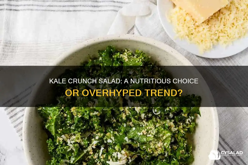 Kale Crunch Salad: A Nutritious Choice Or Overhyped Trend? | CySalad