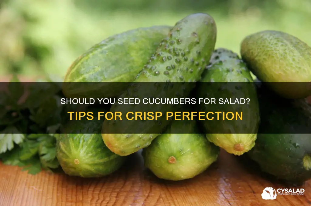 Should You Seed Cucumbers For Salad? Tips For Crisp Perfection | CySalad