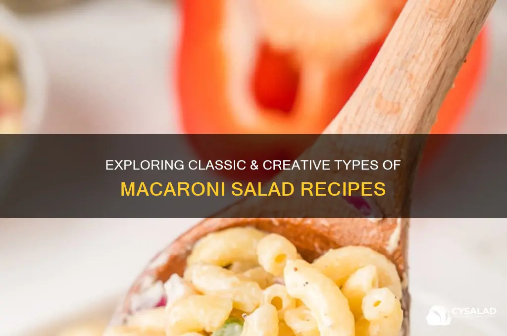 Exploring Classic & Creative Types Of Macaroni Salad Recipes | CySalad