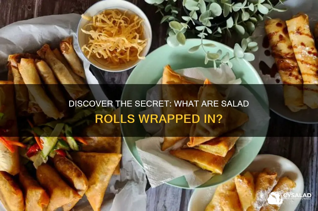 Discover The Secret: What Are Salad Rolls Wrapped In? | CySalad