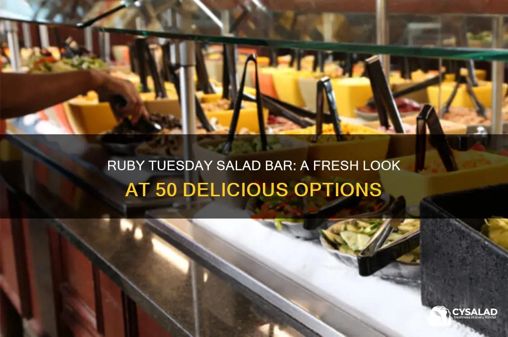 Ruby Tuesday Salad Bar: A Fresh Look At 50 Delicious Options | CySalad