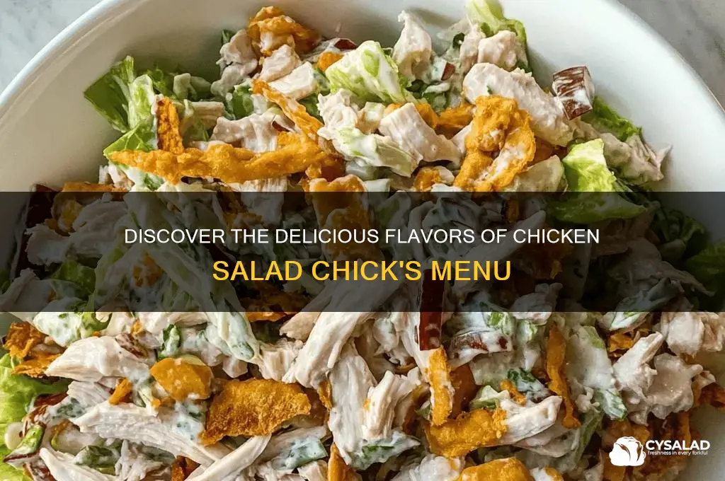 Discover The Delicious Flavors Of Chicken Salad Chick's Menu | CySalad