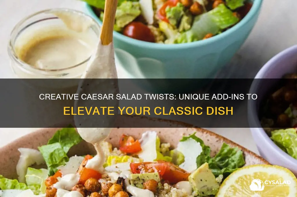 Creative Caesar Salad Twists: Unique Add-Ins To Elevate Your Classic ...