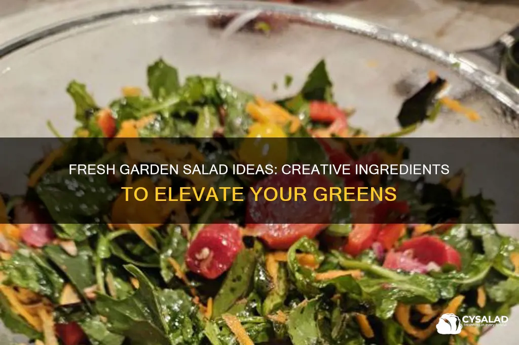 Fresh Garden Salad Ideas: Creative Ingredients To Elevate Your Greens ...