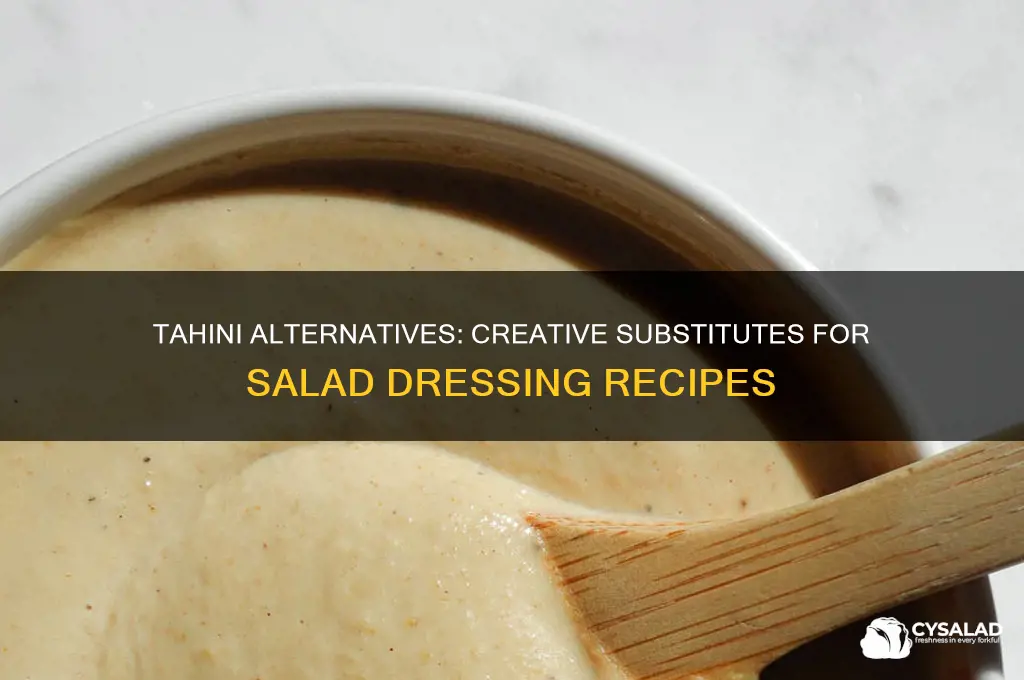 Tahini Alternatives: Creative Substitutes For Salad Dressing Recipes ...