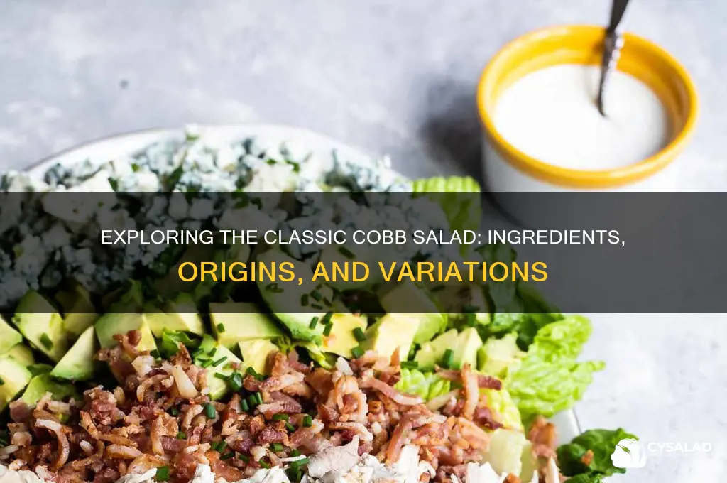 Exploring The Classic Cobb Salad: Ingredients, Origins, And Variations ...