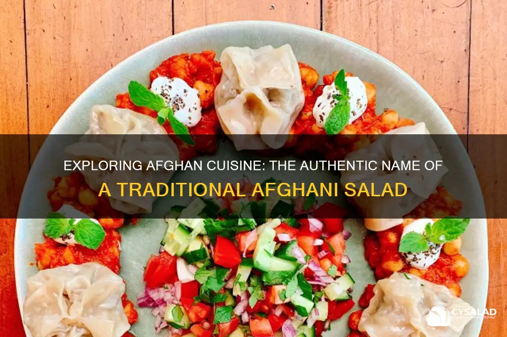 Exploring Afghan Cuisine: The Authentic Name Of A Traditional Afghani ...