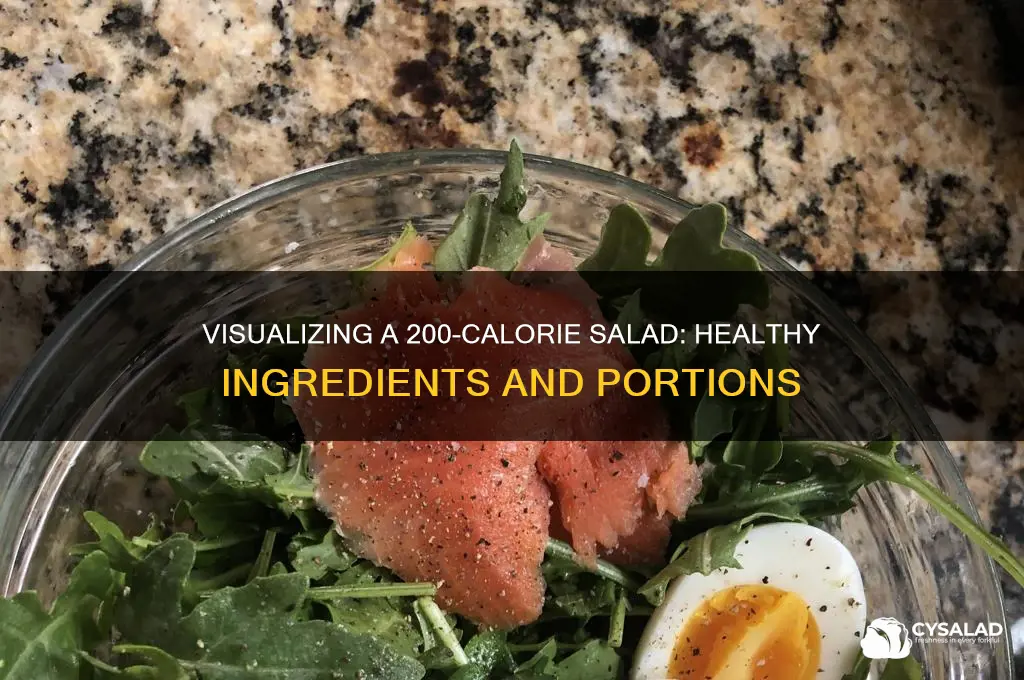 Visualizing A 200-Calorie Salad: Healthy Ingredients And Portions | CySalad