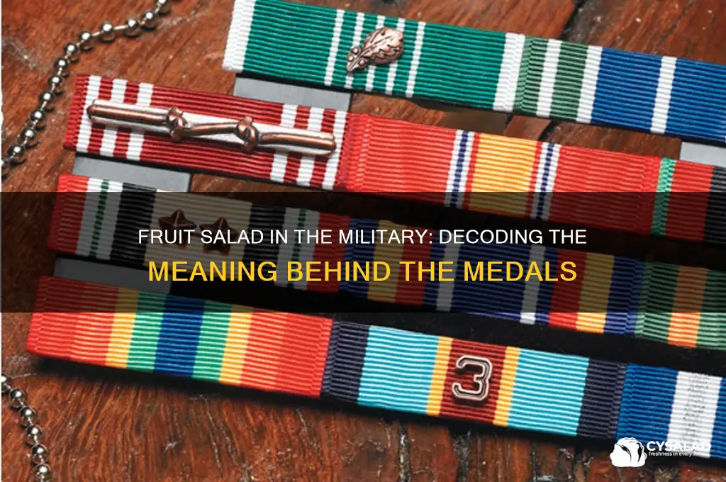 Fruit Salad In The Military: Decoding The Meaning Behind The Medals ...