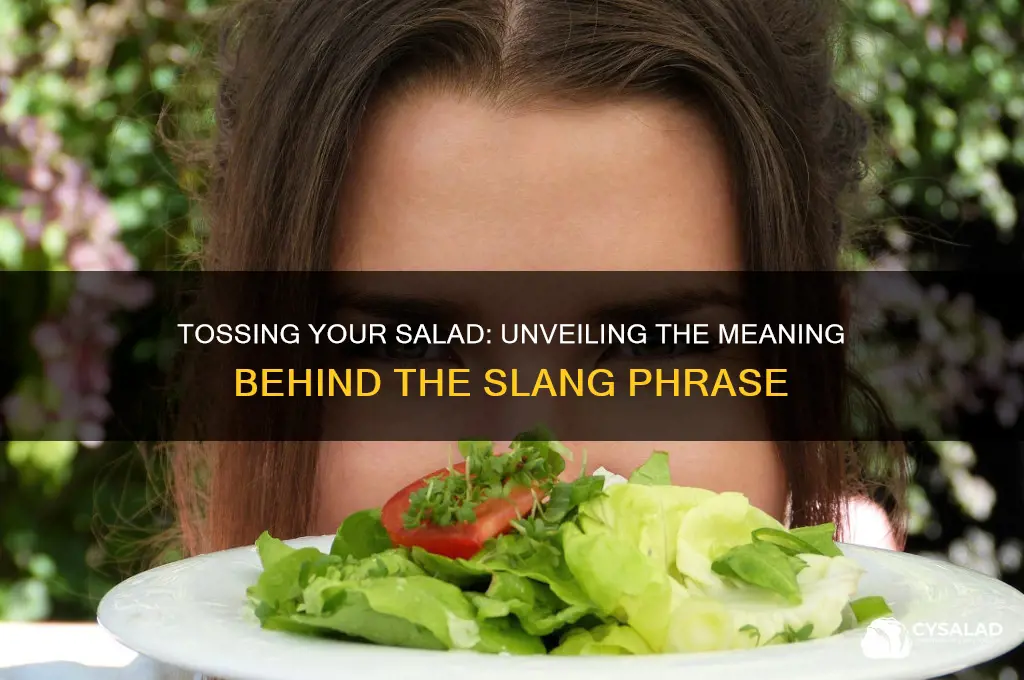 Tossing Your Salad: Unveiling The Meaning Behind The Slang Phrase | CySalad