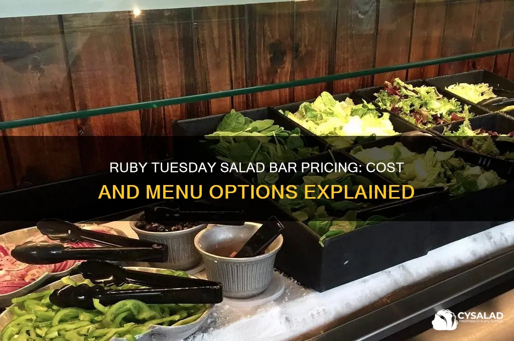 Ruby Tuesday Salad Bar Pricing: Cost And Menu Options Explained | CySalad
