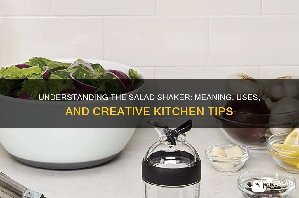 Understanding The Salad Shaker: Meaning, Uses, And Creative Kitchen ...