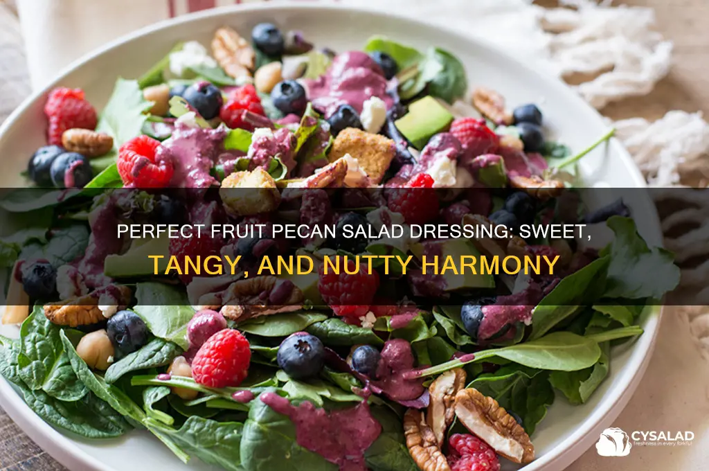 Perfect Fruit Pecan Salad Dressing: Sweet, Tangy, And Nutty Harmony ...