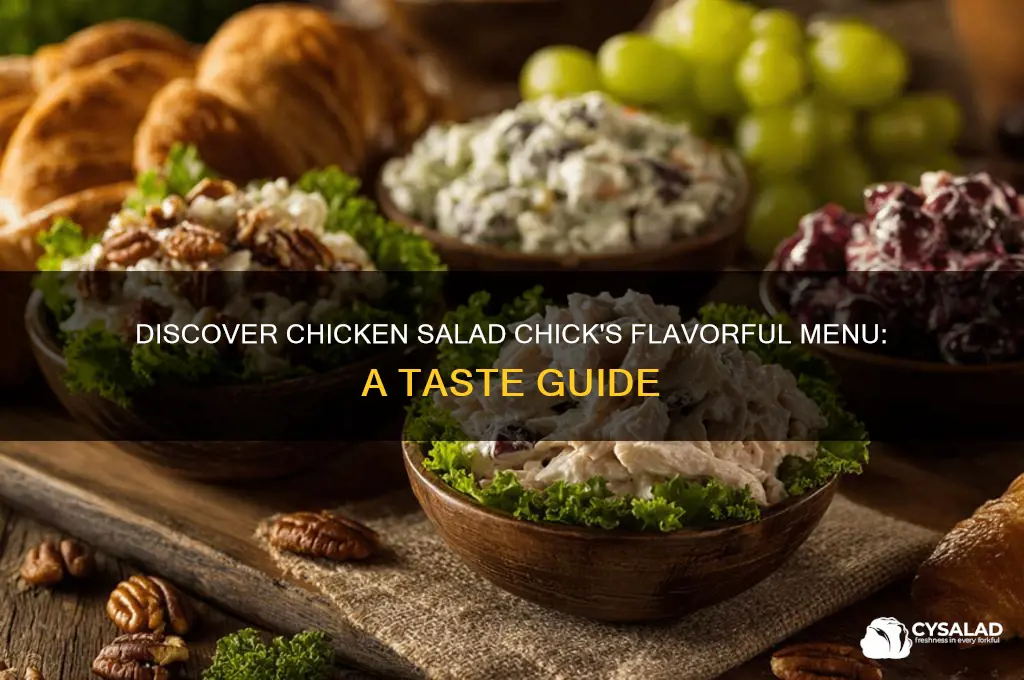 Discover Chicken Salad Chick's Flavorful Menu: A Taste Guide | CySalad