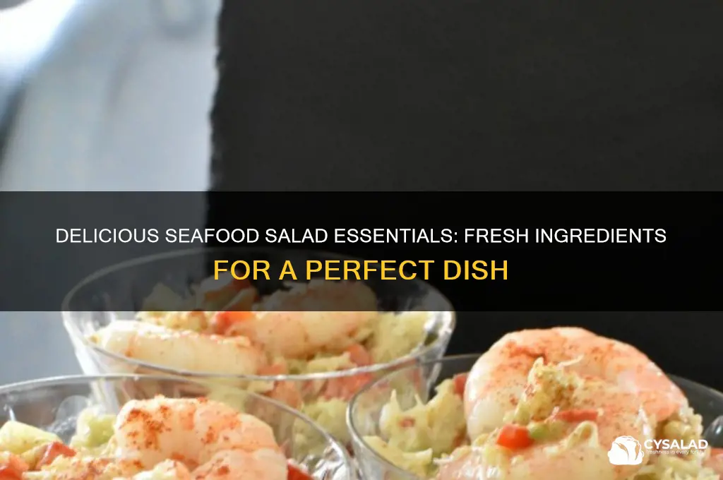 Delicious Seafood Salad Essentials: Fresh Ingredients For A Perfect ...