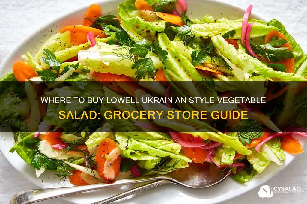 Where To Buy Lowell Ukrainian Style Vegetable Salad: Grocery Store ...